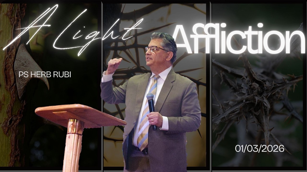 A Light Affliction | Ps Herb Rubi | Evening Service | 1st March - YouTube