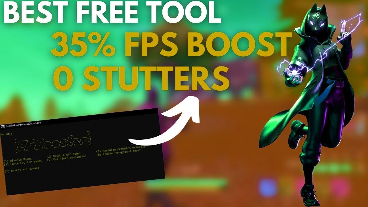 FPS boster for games | Boost Fortnite, Rust, Cs... | How to boost fps ...