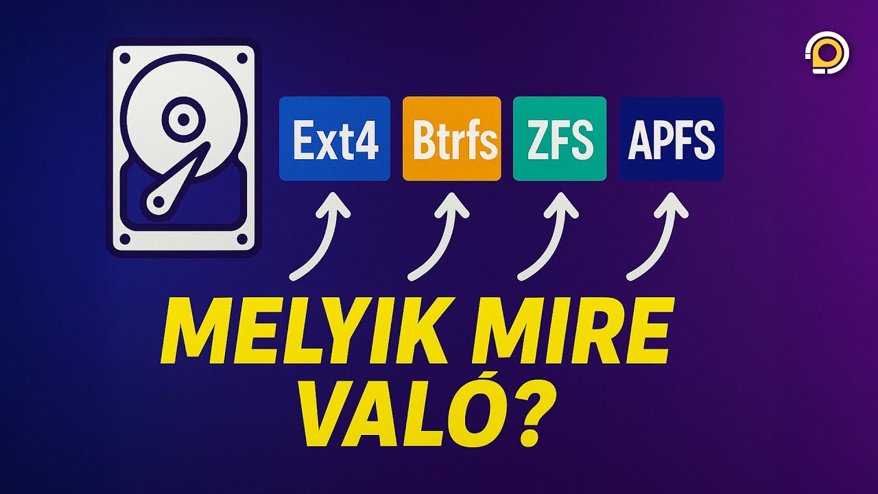 Ext4 vs Btrfs vs ZFS vs APFS – Melyik rendszer mire való? – #Tech Percek 19 - YouTube