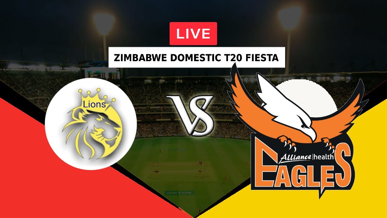 🔴LIVE LIONS VS MASHONALAND EAGLES | ZIMBABWE CRICKET DOMESTIC T20 ...