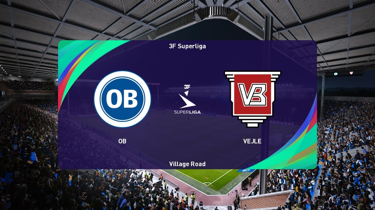 Odense BK vs Vejle Boldklub (01/09/2023) 3F Superliga | Superligaen PES ...