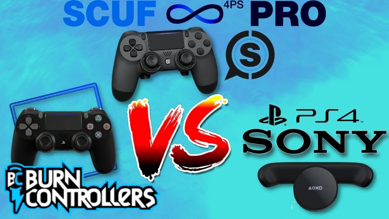 Scuf Vs Burn Controllers Vs Sony ,le Versus de la manette gaming PS4 ...