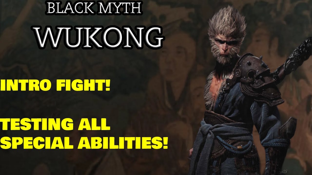 Testing ALL Intro Special Moves! BLACK MYTH WUKONG Intro Fight! - YouTube