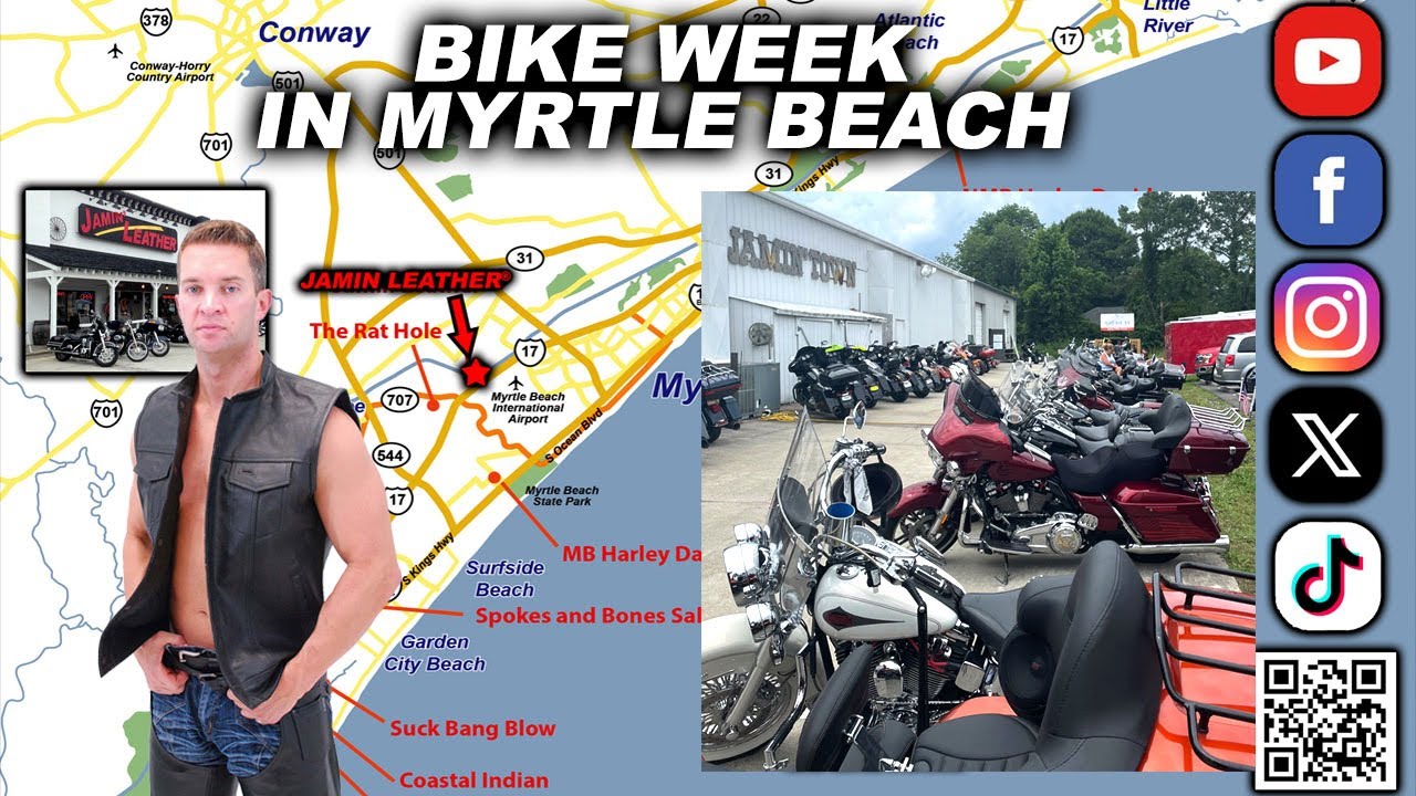 SPRING BIKE WEEK in Myrtle Beach Recap - YouTube