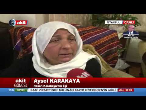 Ümmetin sesi Hasan Karakaya' nın evinde hüzün vardı.