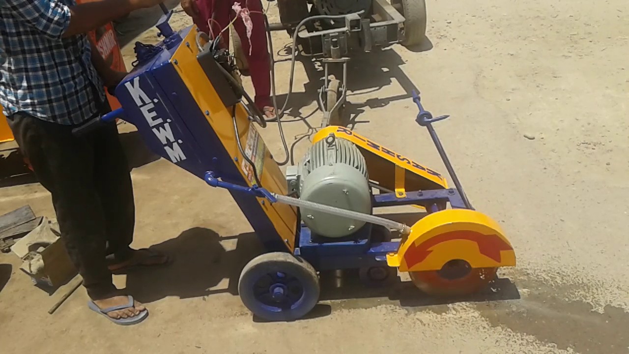 Rcc road cutter - YouTube