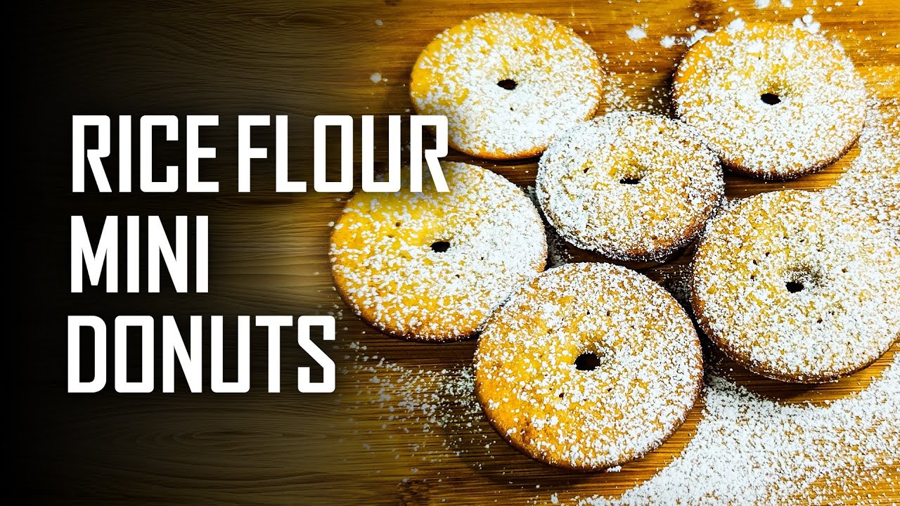 Rice Flour Mini Donuts Recipe | Easy Homemade Donuts Recipe | Evening ...
