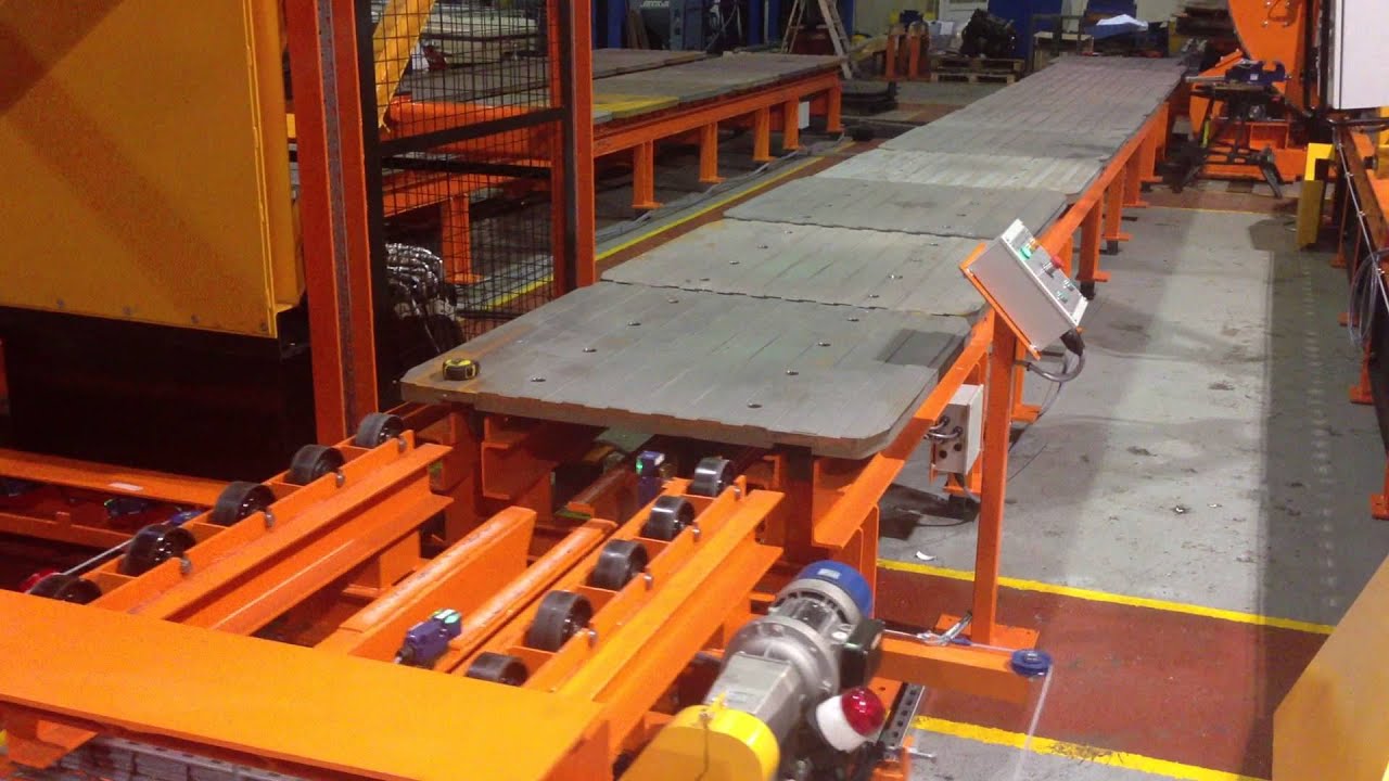 Automated Casting & Cooling Line (under test) - YouTube