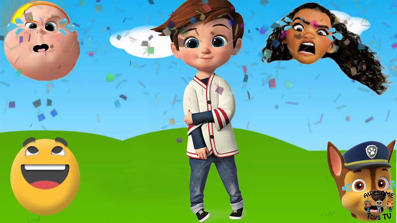 Wrong Heads Jimbo Tim Funny Moana Paw Patrol Chase Finger Family ...