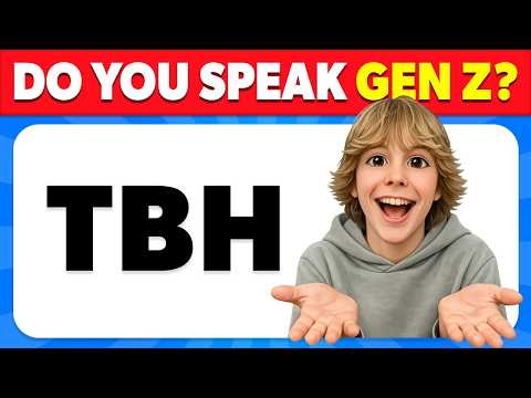 Guess The ACRONYM? | Popular Word Slang Trivia | Gen Z Slang Quiz