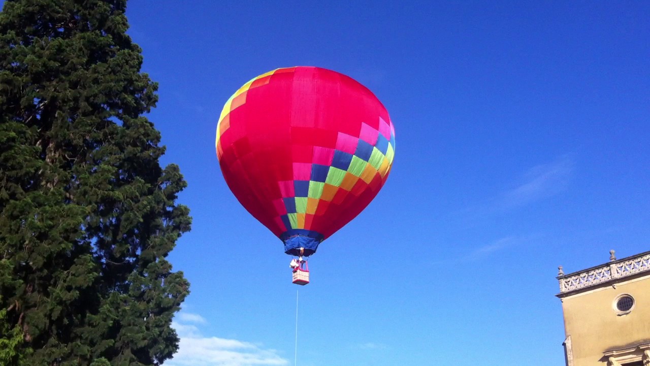 Coldplay rainbow model RC hot air balloon - YouTube