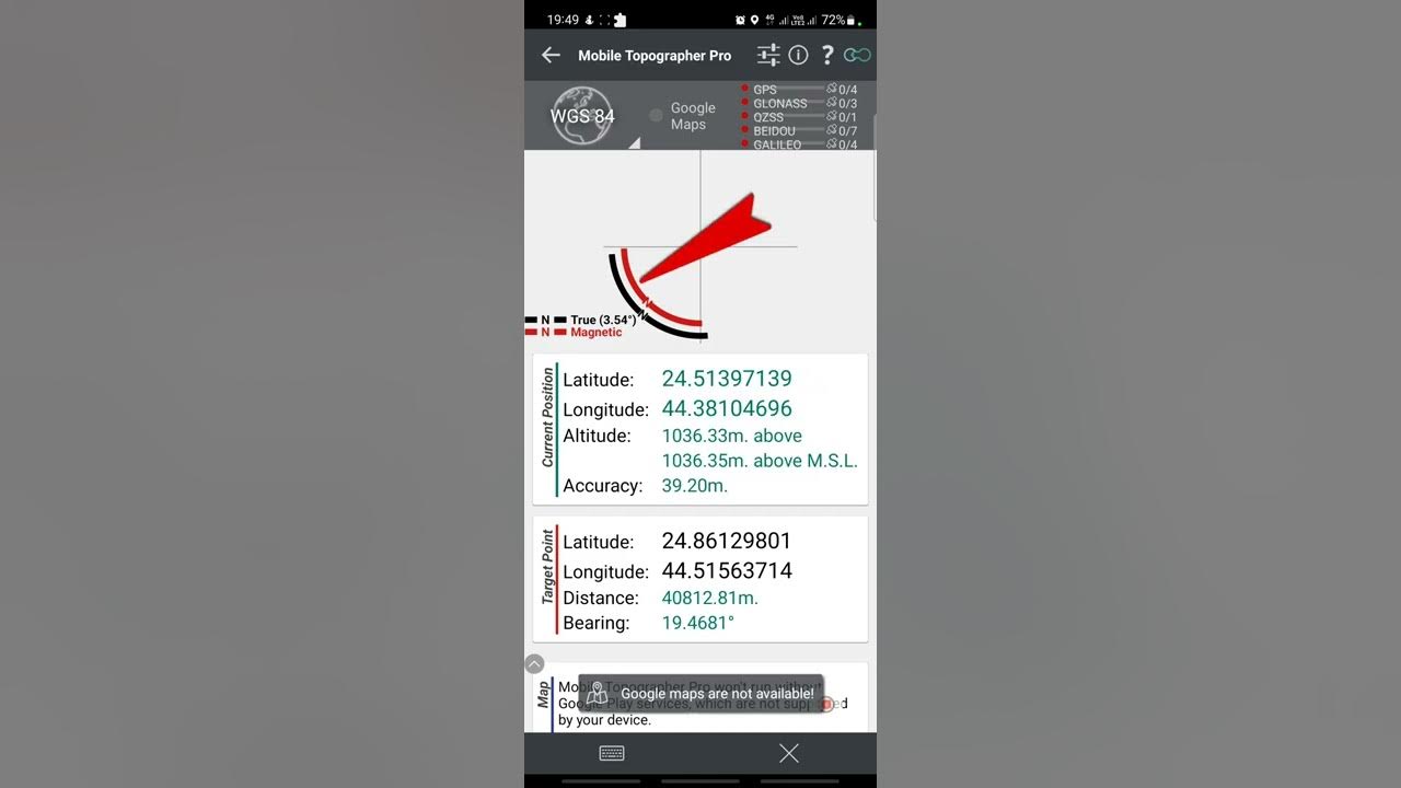 import csv to mobile topographic pro - YouTube