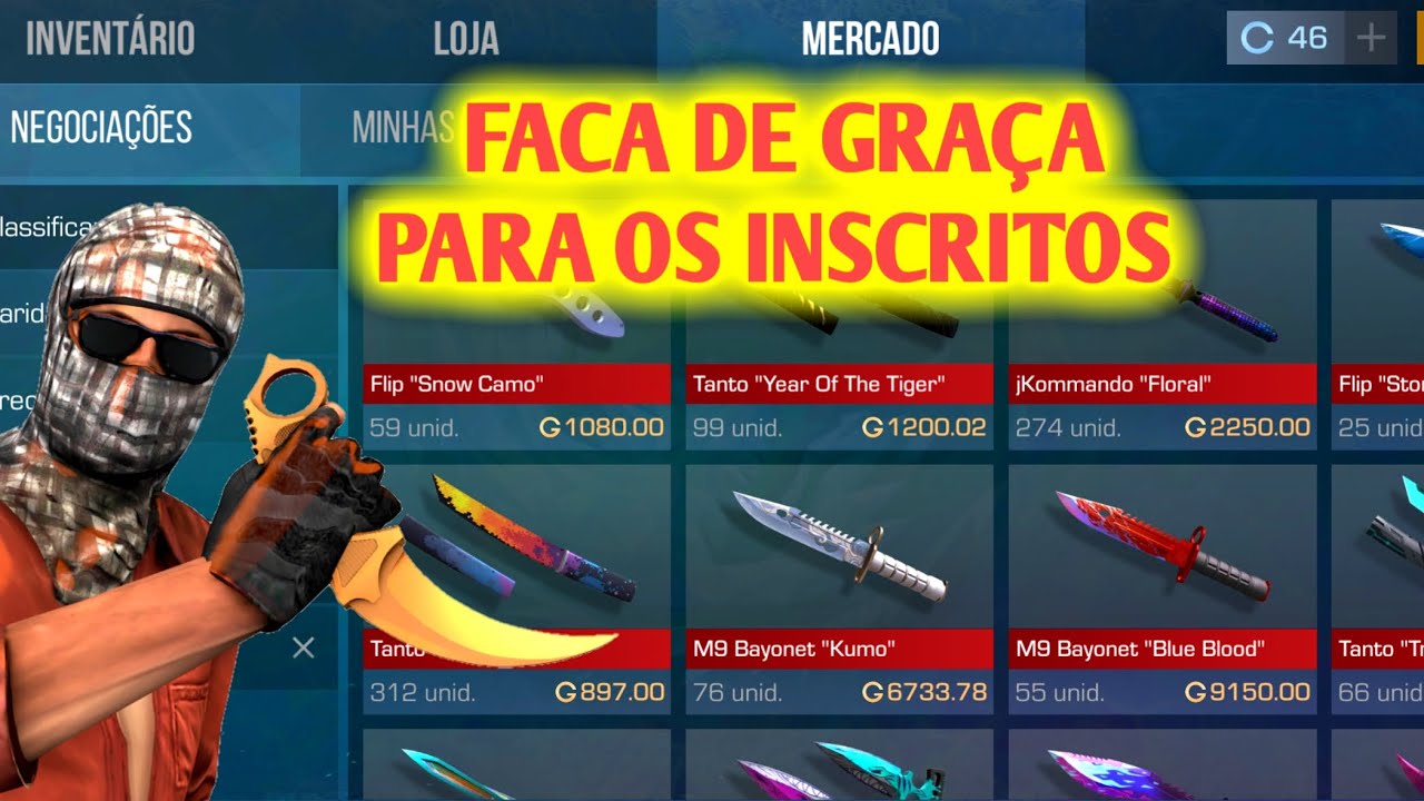 O GRANDE SORTEIO DA FACA!! - STANDOFF 2 🇧🇷 - YouTube