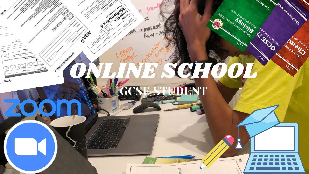 Day In The Life Of A Gcse Student | Online School | Productivity - YouTube