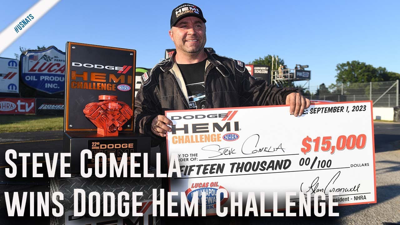 Steve Comella wins Dodge Hemi Challenge - YouTube
