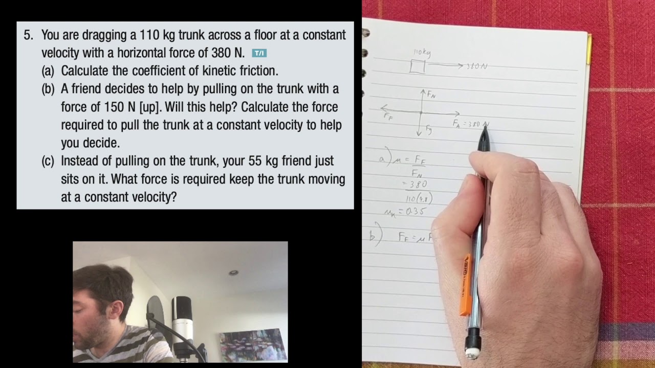 Friction Problem 4 - YouTube