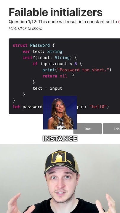Swift Quiz Question 20 #swiftcode #iosdevelopment #xcode #swiftui # ...