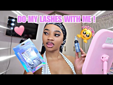 DO MY LASHES WITH ME !💕