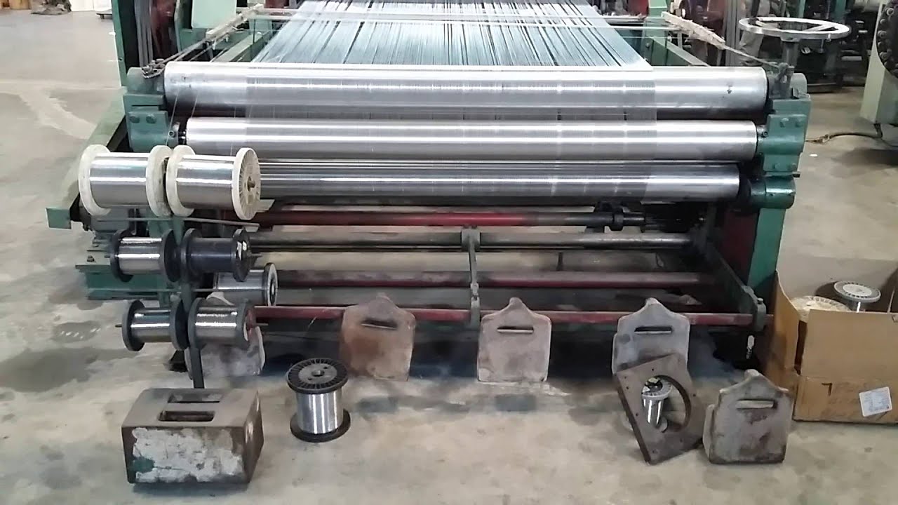 1300QD Wire Weaving Machine in India - YouTube