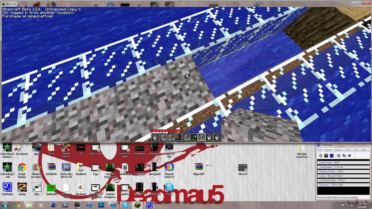 How To Delete Water in Minecraft [Voice] - YouTube