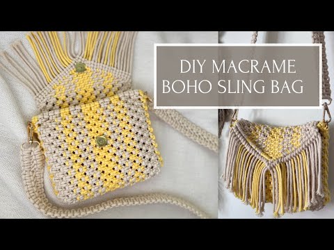 17 Gorgeous DIY Macrame Bag Tutorials for Beginners and Beyond ...