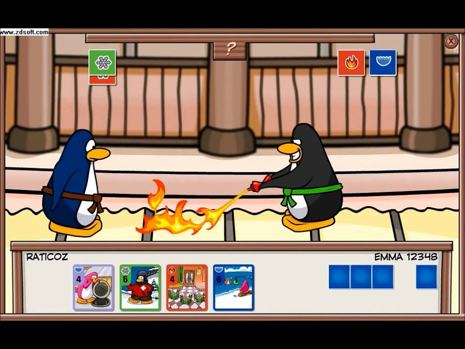 Club Penguin - Batalha no Dojo - YouTube