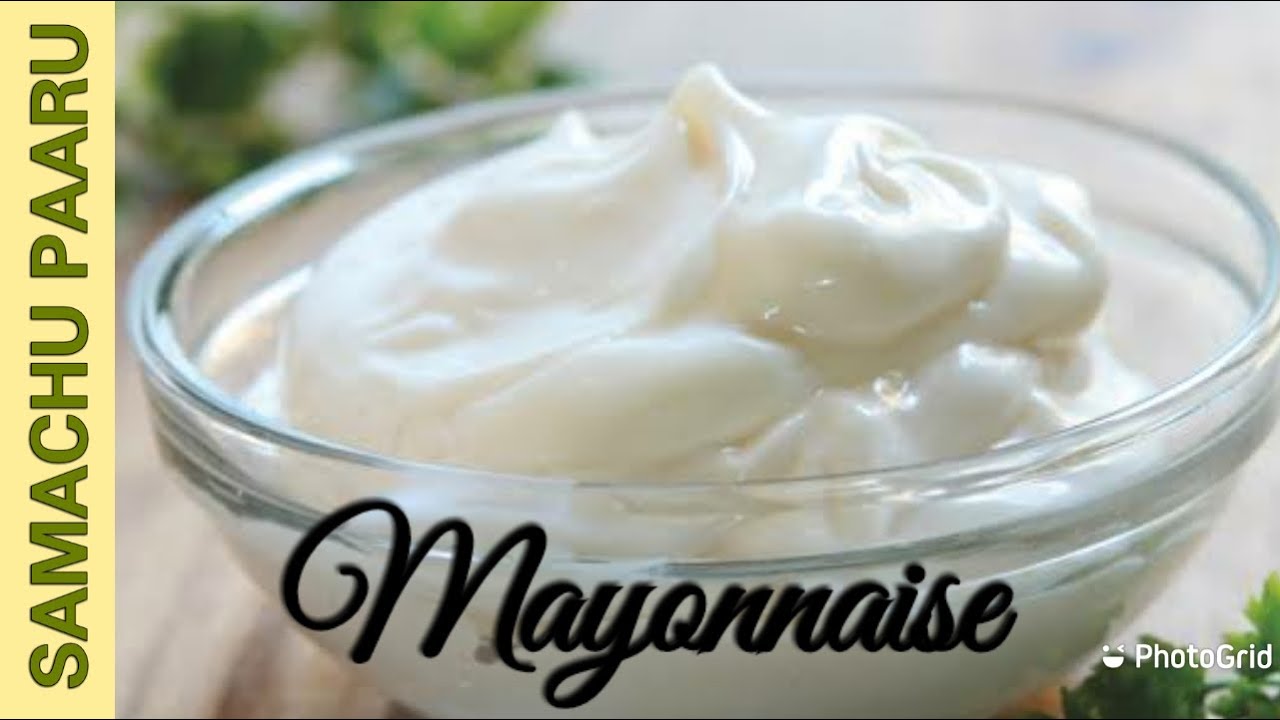 Restaurant style exact Mayonnaise😋 | Garlic Mayonnaise at home in easy ...