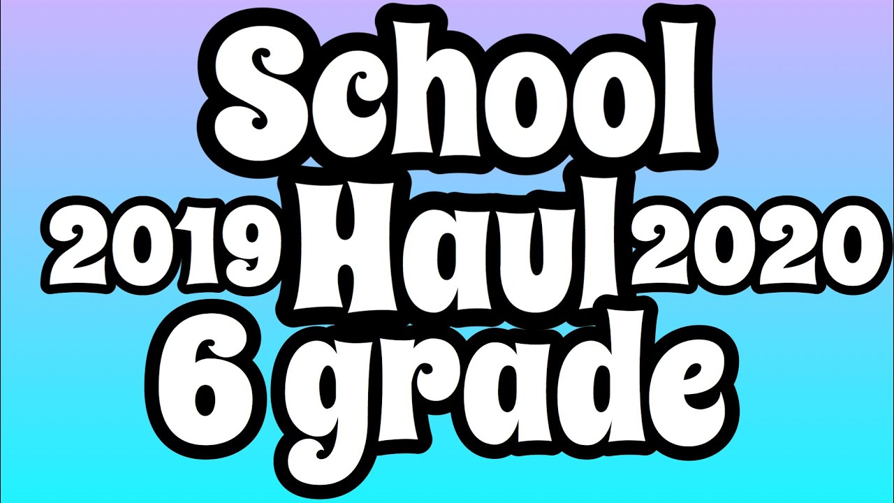 School haul with Deja for 6 grade💕 - YouTube