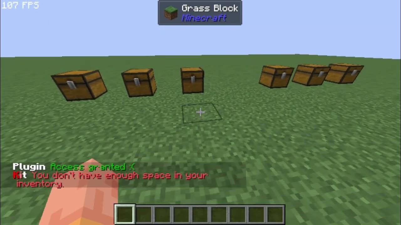 Minecraft || How To Give Items In Off Hands || Playerkit || #pvp # ...