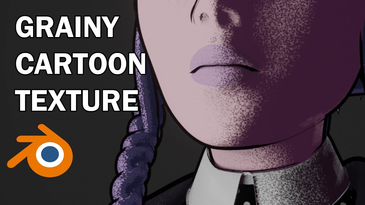 Creating Grainy Cell-Shade Texture (With Wednesday Addams) | Blender 3D ...