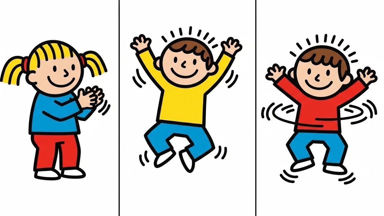 Clap Jump Spin | Fun Action Song for Kids 🎵 - YouTube