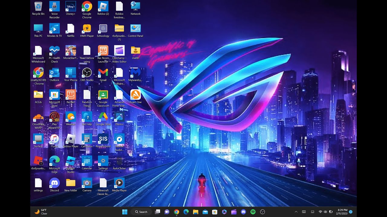 Chilledwindows.exe (With my desktop) - YouTube