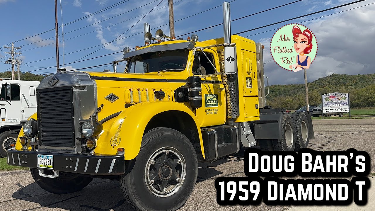 Doug Bahr’s 1959 Diamond T Semi Truck Tour - YouTube