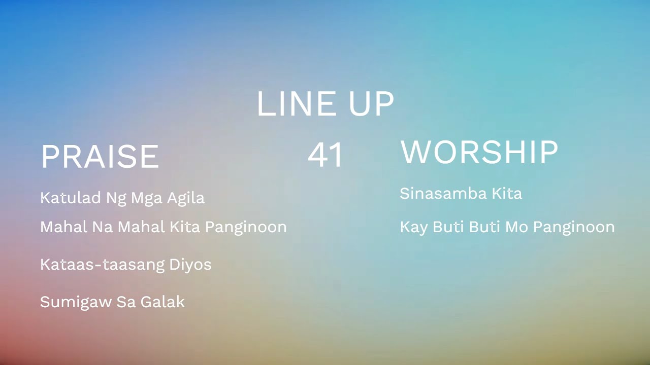LINEUP 41 - YouTube