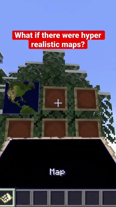 Real world maps in minecraft - what's more awesome? #shorts - YouTube