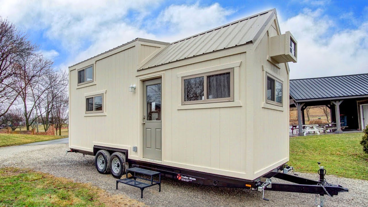 Modern Tiny Living With The Pearl Tiny House | Lovely Tiny House - YouTube