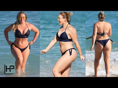 Model Iskra Lawrence Hot Pics In A Bikini -- Hits Miami Beach
