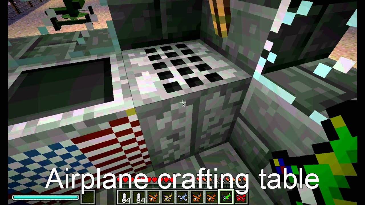 Minecraft:Airplane mod - YouTube