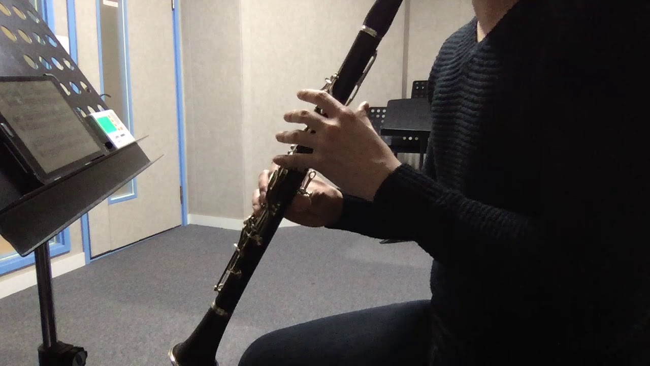 랑게누스 클라리넷 교본 1권 no.35-1 (Langenus clarinet) - YouTube