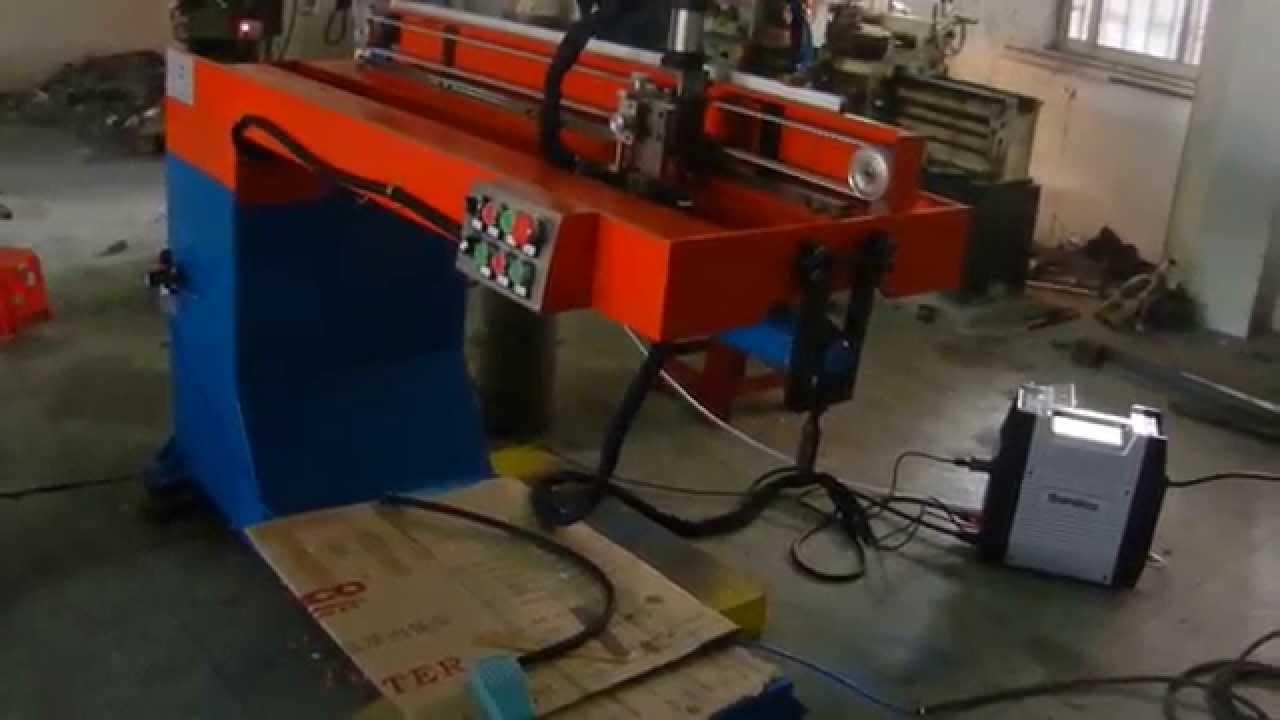 Automatic TIG Longitudinal Seam Welding Machine - YouTube