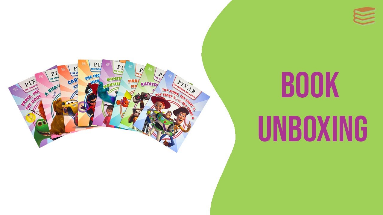 Pixar: The Ultimate Collection 8 Books Box Set by DK - Book Unboxing ...