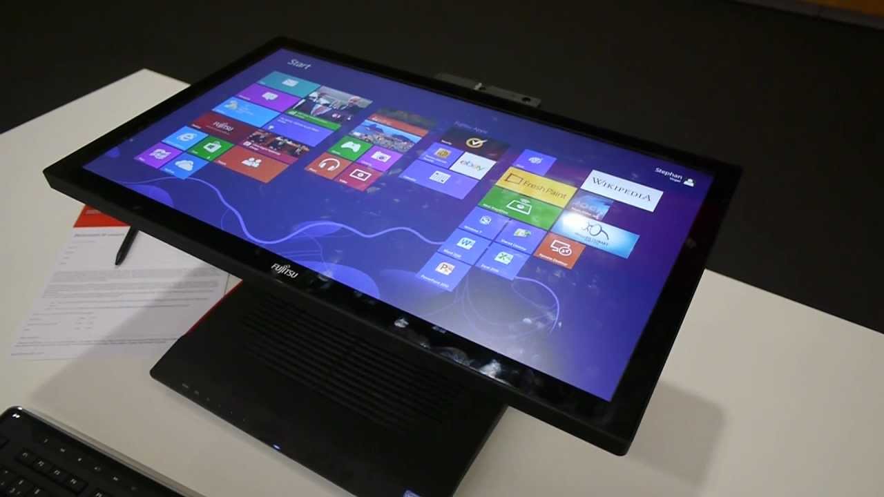 Fujitsu Esprimo X913 T All in One im Hands On [DE] - YouTube
