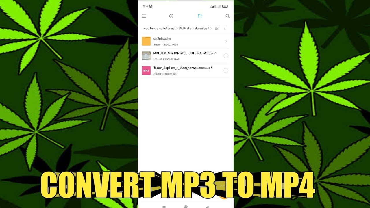 cara terbaru merubah mp3 menjadi mp4 tanpa aplikasi - YouTube