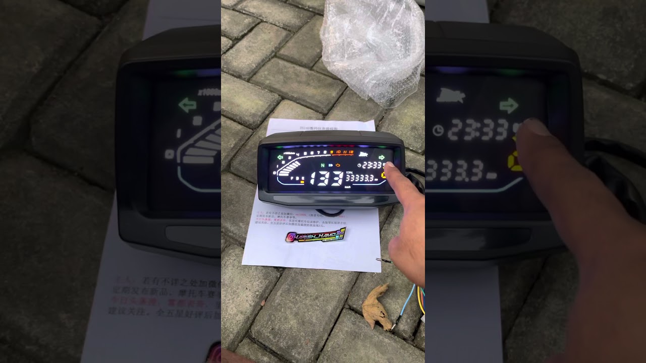 Speedometer digital GL max GL pro max neotech - YouTube