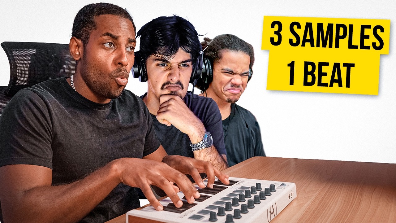 Challenging Producers to Flip 3 "Impossible" Samples into 1 Beat - YouTube