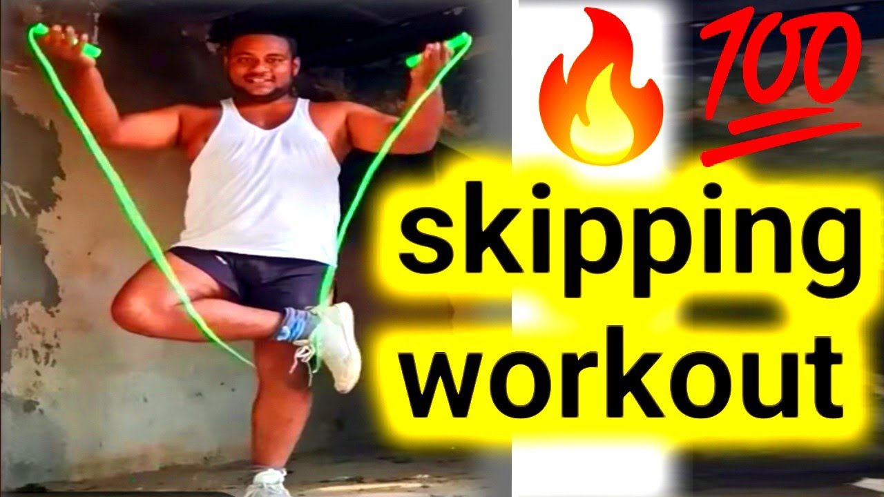 🔥💯🦍Skipping workout for weight loss!!स्किपिंग कैसे करें!! 30-day jump rope workout@Skipping rope ...
