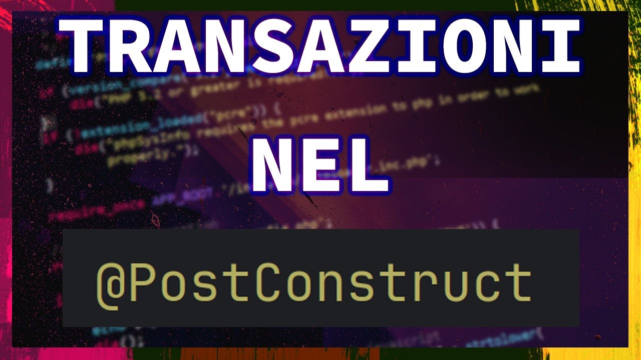 Errori RISOLTI al LAVORO: Risolvere No EntityManager with actual transaction nel @Postconstruct ...