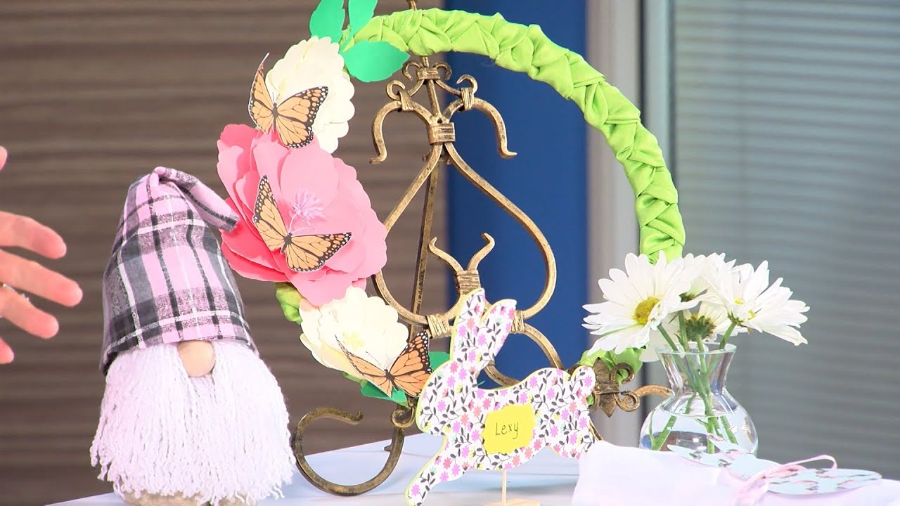 Cute Easter Crafts with Stencil - a DIY Craft Studio! - YouTube