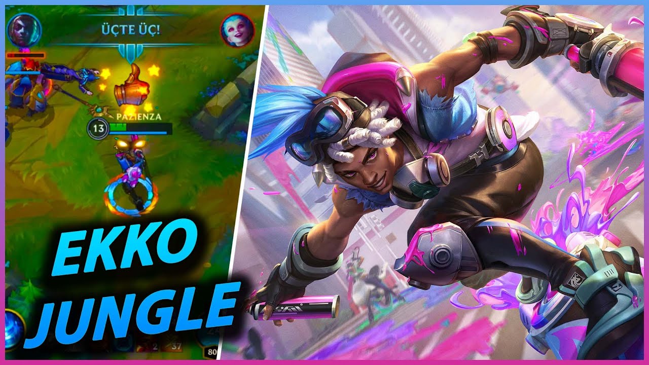 Wild Rift: Ekko Jungle Öğretici Gameplay | (Build & Runes) - YouTube