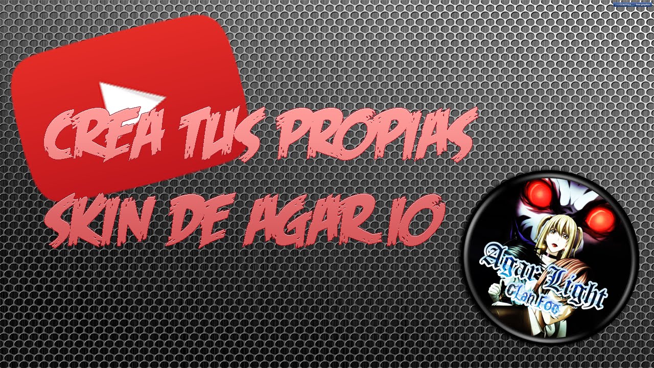 Tutorial | Como crear tu propia skin | Agar.io (Sin Programas) - YouTube